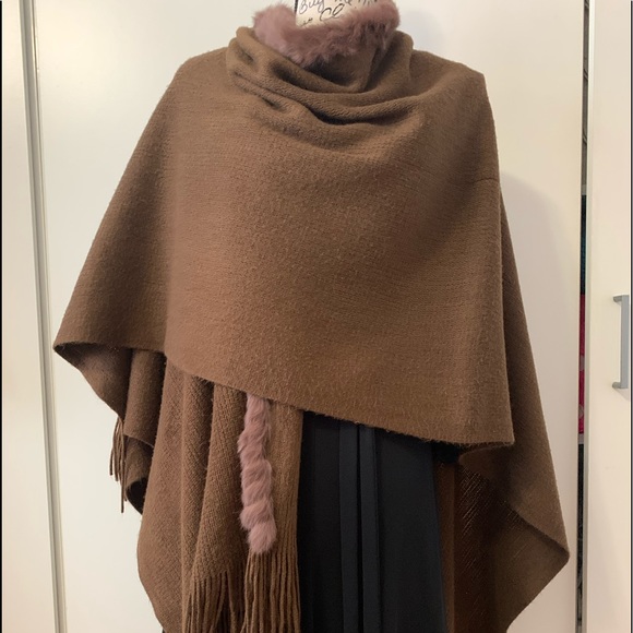 Vintage | Accessories | Mink Blanket Cape Wrap Scarf By Cejon | Poshmark